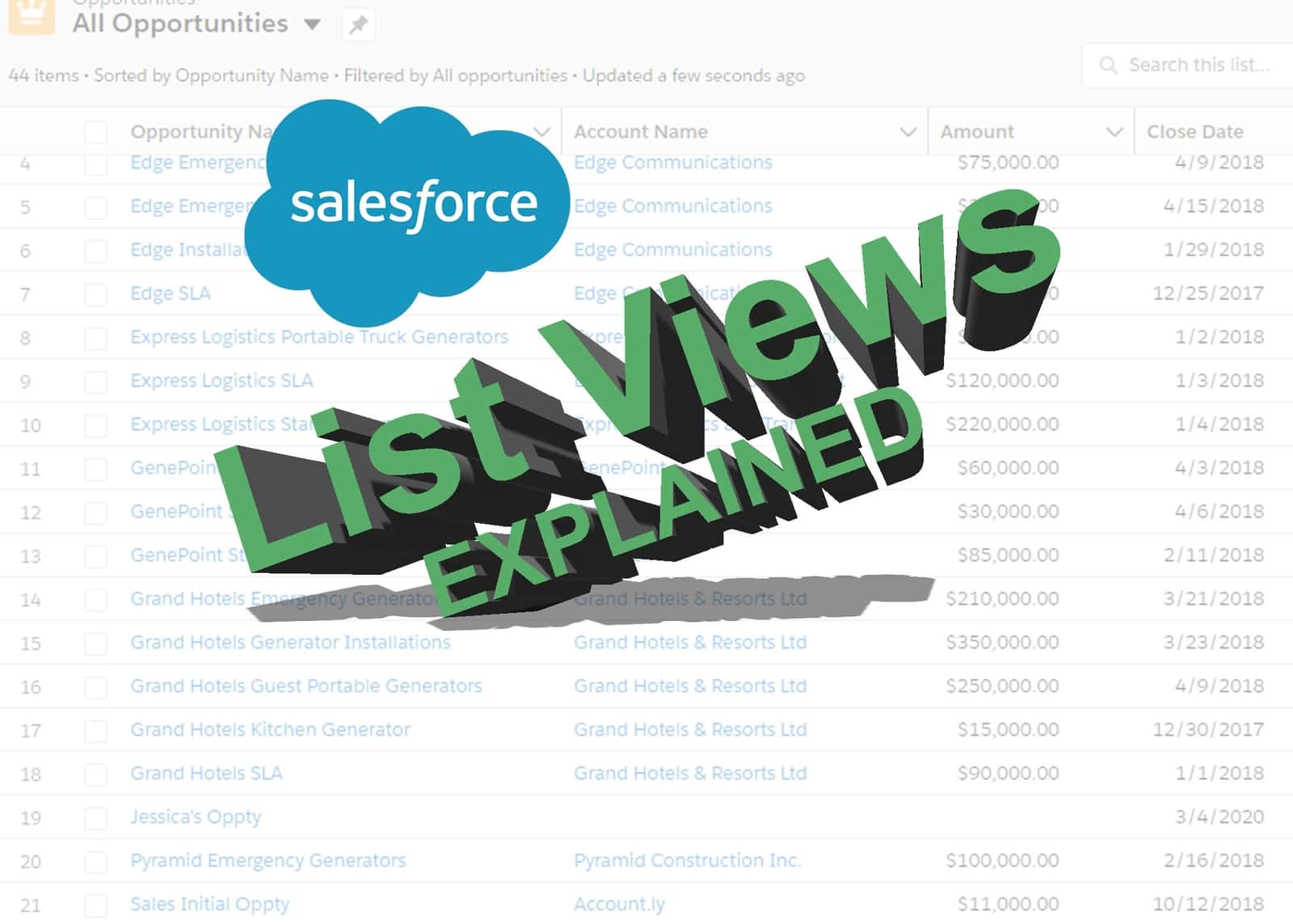 How to make List Views in Salesforce - Muse Operations Blog